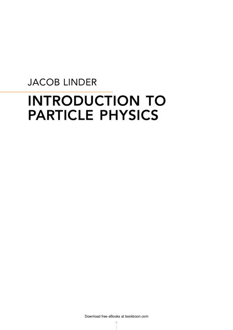 download free introduction to particle physics pdf online 2021