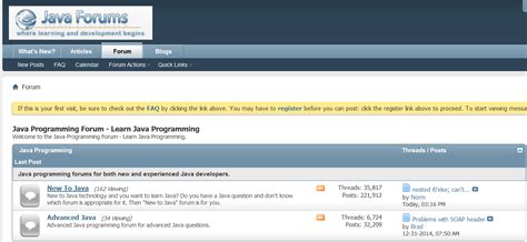 top 5 java forums for programmers