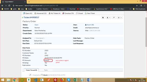 Issue With User Form · Issue 4584 · Osticketosticket · Github