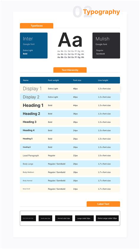 ui style guide web ui style guideline 3 images behance