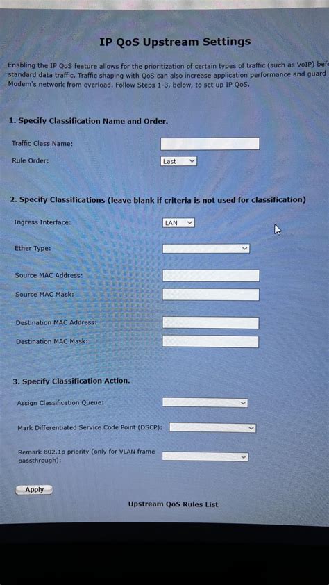 setting up qos on fibre op r3000 router r bell