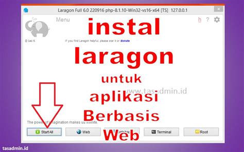 Cara Instal Laragon Untuk Menjalankan Aplikasi Berbasis Web