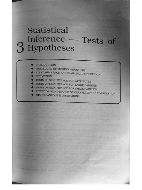 hypothesis testing pdf