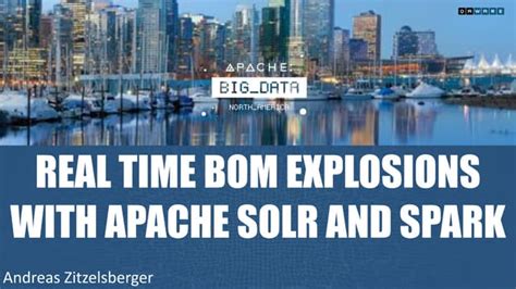 Real Time Bom Explosions With Apache Solr And Spark Ppt