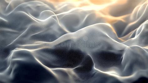 Abstract Digital Waveform Mesh Surface Design Stock Illustration Illustration Of Design Data