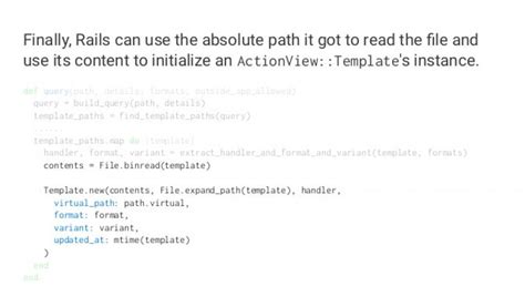 Rails Render Template Template Rendering In Rails Williamson