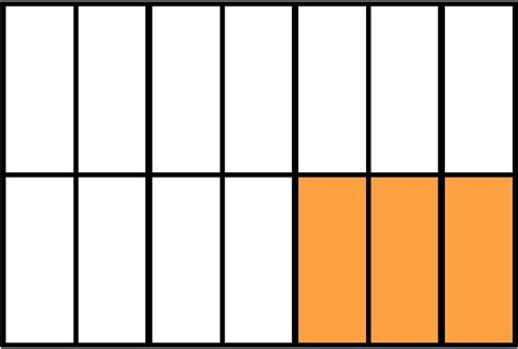 Rectangle Fraction Clip Art