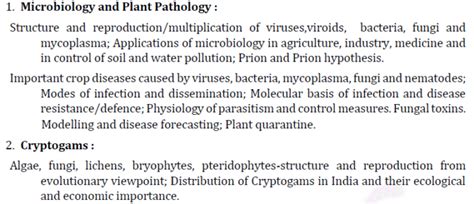 UPSC Botany Syllabus 2021 Download Botany Optional For IAS Mains PDF Check Booklist