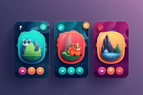 Premium Photo Flowing Badge For App