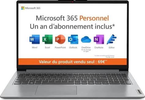 Lenovo Ideapad 1 15igl7 Pc Portable