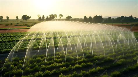 Premium Ai Image Modern Smart Irrigation Systems Technology For