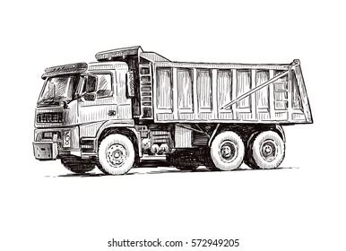 ilustración del camión de remolque aislado vector de stock libre de regalías 359225399