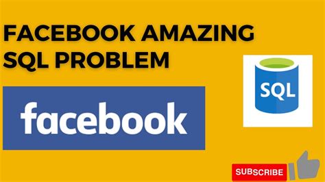 Facebook Sql Interview Question Solved Using 2 Methods 🔥 Data