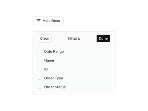 Filter Popup For Enhanced User Experience By Evil Design On Dribbble