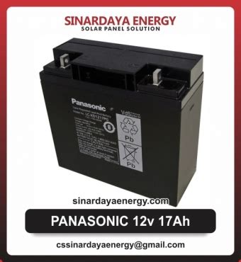 Jual Baterai Panasonic V Ah