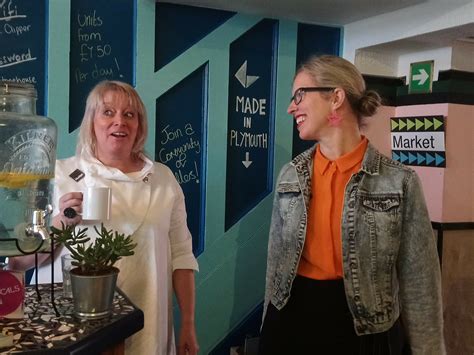 Wendy Hart Left And Hannah Sloggett Nudge In Plymouth 72point Talking Points