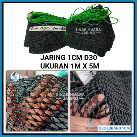 Jual Jaring 1cm Tebal 2 5mm D30 1mx5m Jaring Lubang 1cm Jaring Keramba