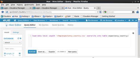Cdh 53 Hadoop Cluster Using Virtualbox And Quickstart Vm Hive Db