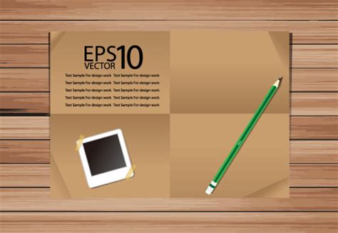 Set Of Notepad Design Elements Vector 03 Free Download