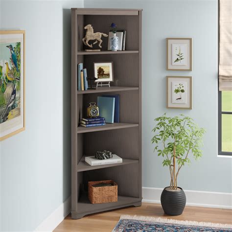Wade Logan® Arvi 78 H X 32 W Corner Bookcase And Reviews Wayfair