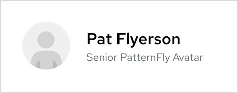 Patternfly • Avatar