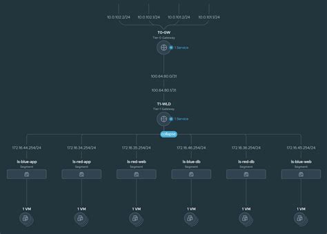 NSX T VRF Lite Configuration Virtualination
