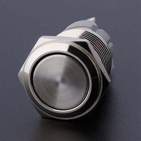 16mm 1no 10A Latching Waterproof Metal Push Button Switch Push Button Switch Momentary And