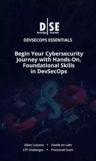 Devsecops Essentials Course Dse Certification And Training