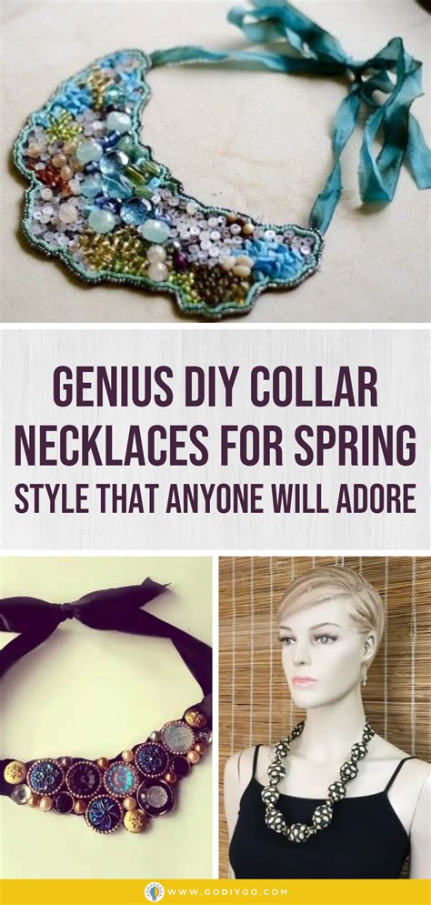 Genius Diy Collar Necklaces For Spring Style That Anyone Will Adore