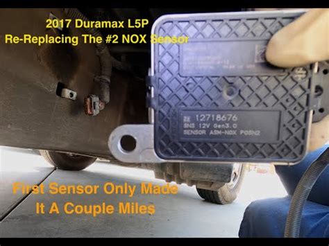 2017 Duramax 6.6 L5P Nox Sensor Replacement - YouTube
