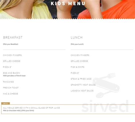 Menu Lethbridge Abs El Greco Cuisine Sirved