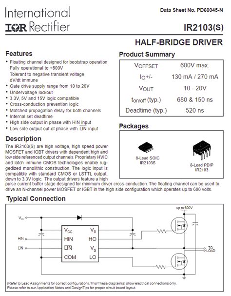Ir2103 Dip 8 Pmic Power Management Ic Ulutaş Elektronik Ir2103 Dip 8 Pmic Power Management Ic Ulutaş Elektronik