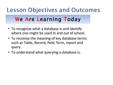 intro to databases y7 ppt databases computer software and