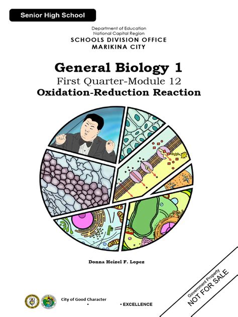 Shs Biology 1 Module 12 Oxidation Reduction Reaction Pdf