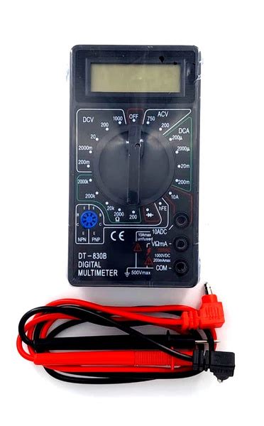 Портативный мультиметр цифровой токоизмерительный тестер электрический Dt 830b купить по