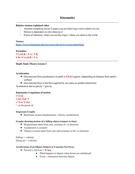 Physics Module Kinematics Kinematics Relative Motion Explained Video Anytime Something