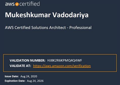 mukesh vadodariya on linkedin successfully re exam aws solutions architect professional