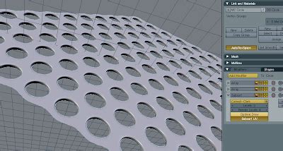 Blender D Technique Pour Une Grille Modifier ARRAY