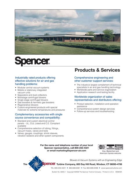 Spencer Turbine Vacuum And Low Pressure Air Tubing Pdf