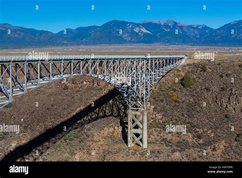 Rio Grande Gorge Bridge Spanning The Rio Grande Gorge And Carrying Us
