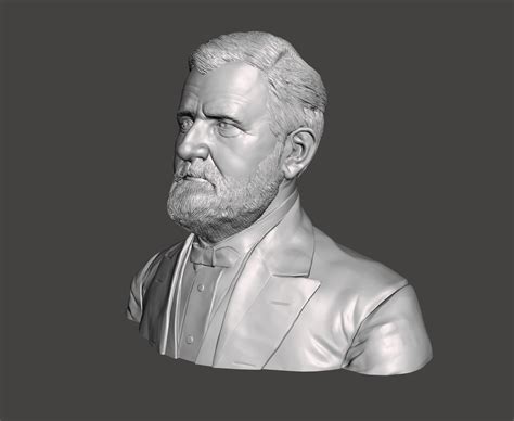 📁 3d Model Of Ulysses S Grant High Quality Stl File For 3d Printing Personal Use ・ 3d File