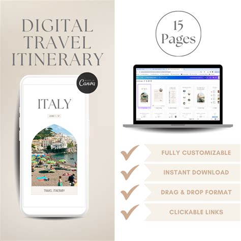 Digital Travel Itinerary Nude Soul Purpose Travel