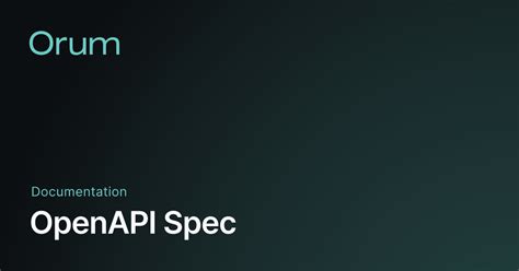 Openapi Spec Developer Docs