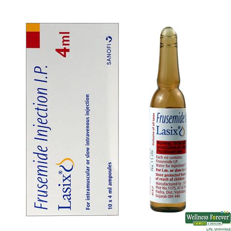 Buy Lasix Injection 4 Ml Ampoule Online At Best Prices Wellness Forever