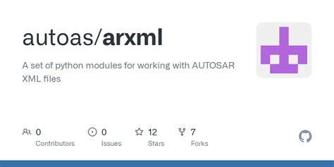 Github Autoas Arxml A Set Of Python Modules For Working With Autosar