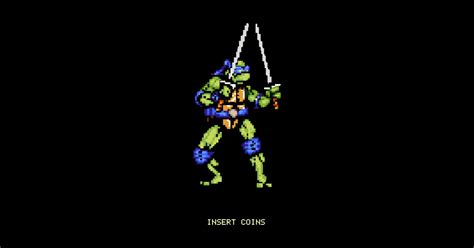 8 Bit Turtle Power Ninja Sticker Teepublic