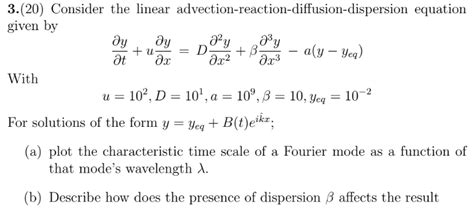 3 20 Consider The Linear