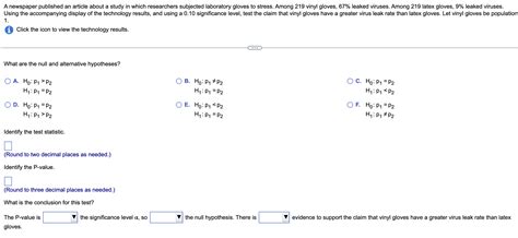 Solved Pooled Proportion 038 Test Statistic Z 125233