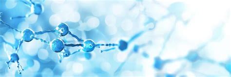 Premium Photo Abstract Blue Molecular Structure Background With Light