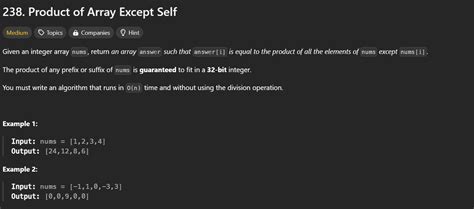 Confused As To Why This Solution Works 238 Product Of Array Except